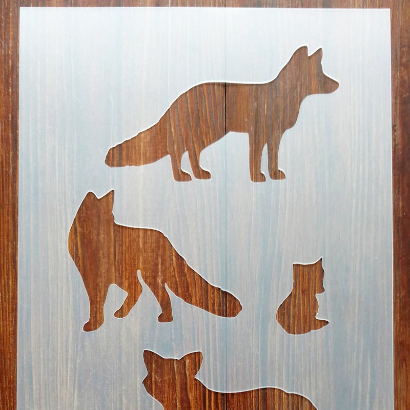Fox Stencil - Etsy
