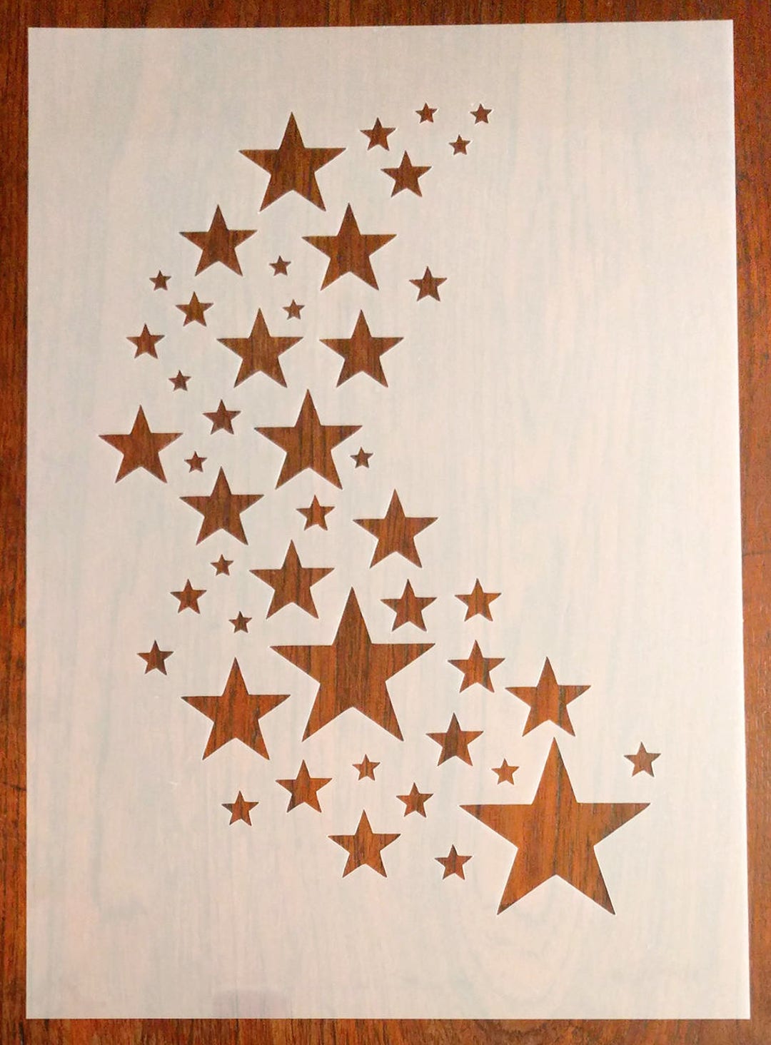 Large A3 Stars Stencil Mask Reusable Sheet for Arts & Crafts, DIY - Etsy