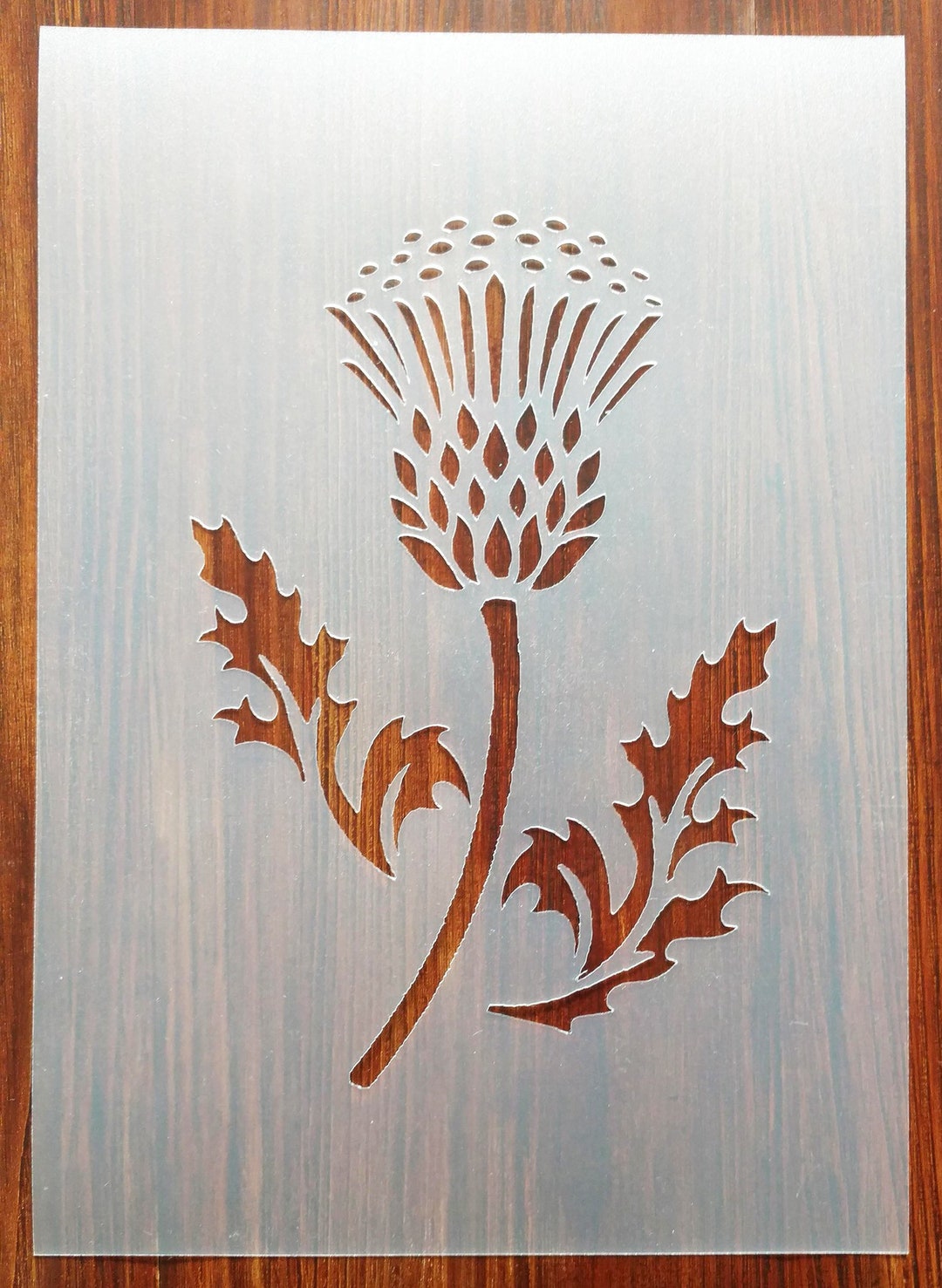 Thistle Stencil Mask Reusable PP Sheet for Arts & Crafts, DIY - Etsy
