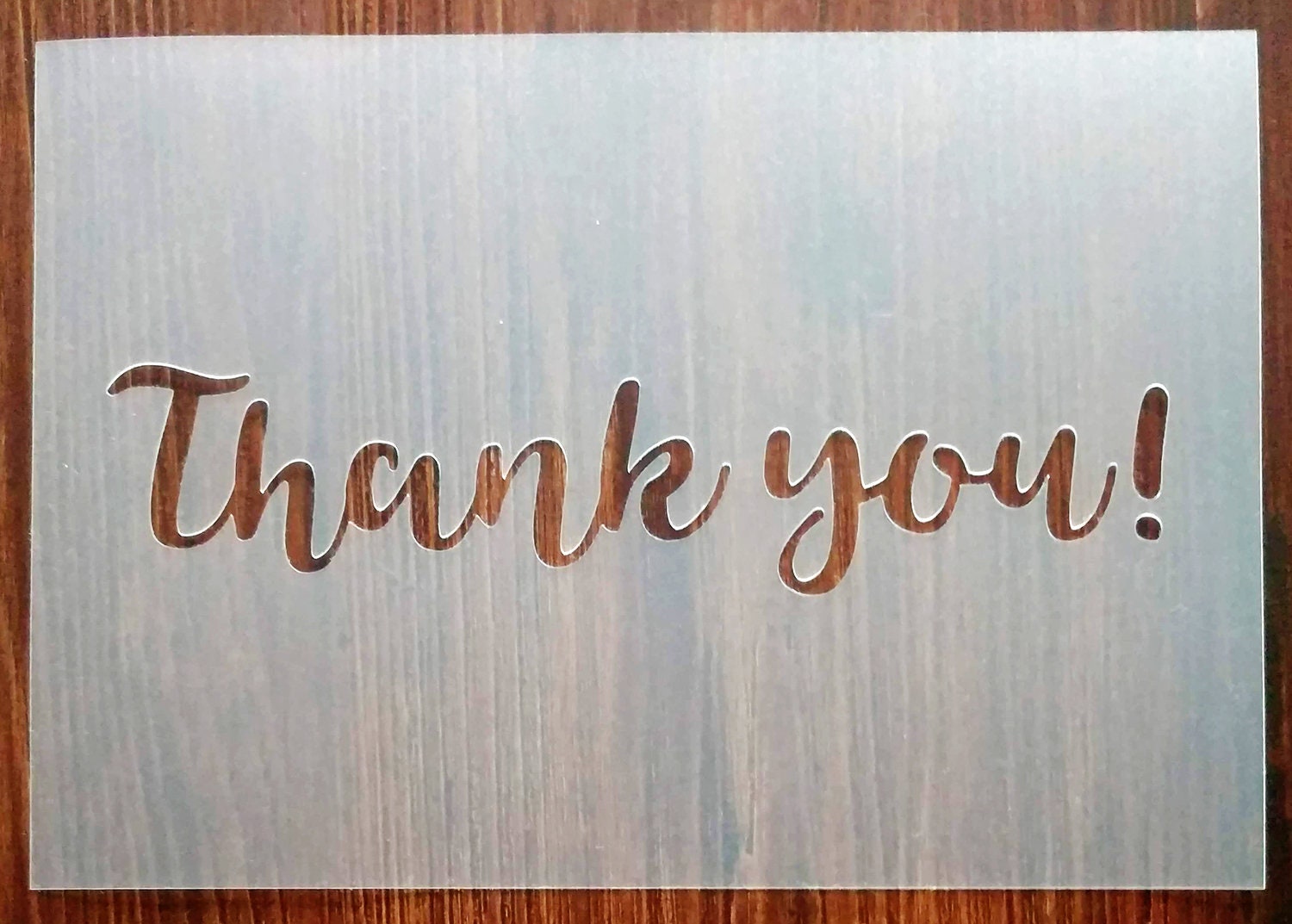 Thank You A5 Stencil Reusable PP Sheet for Arts & Crafts DIY | Etsy UK