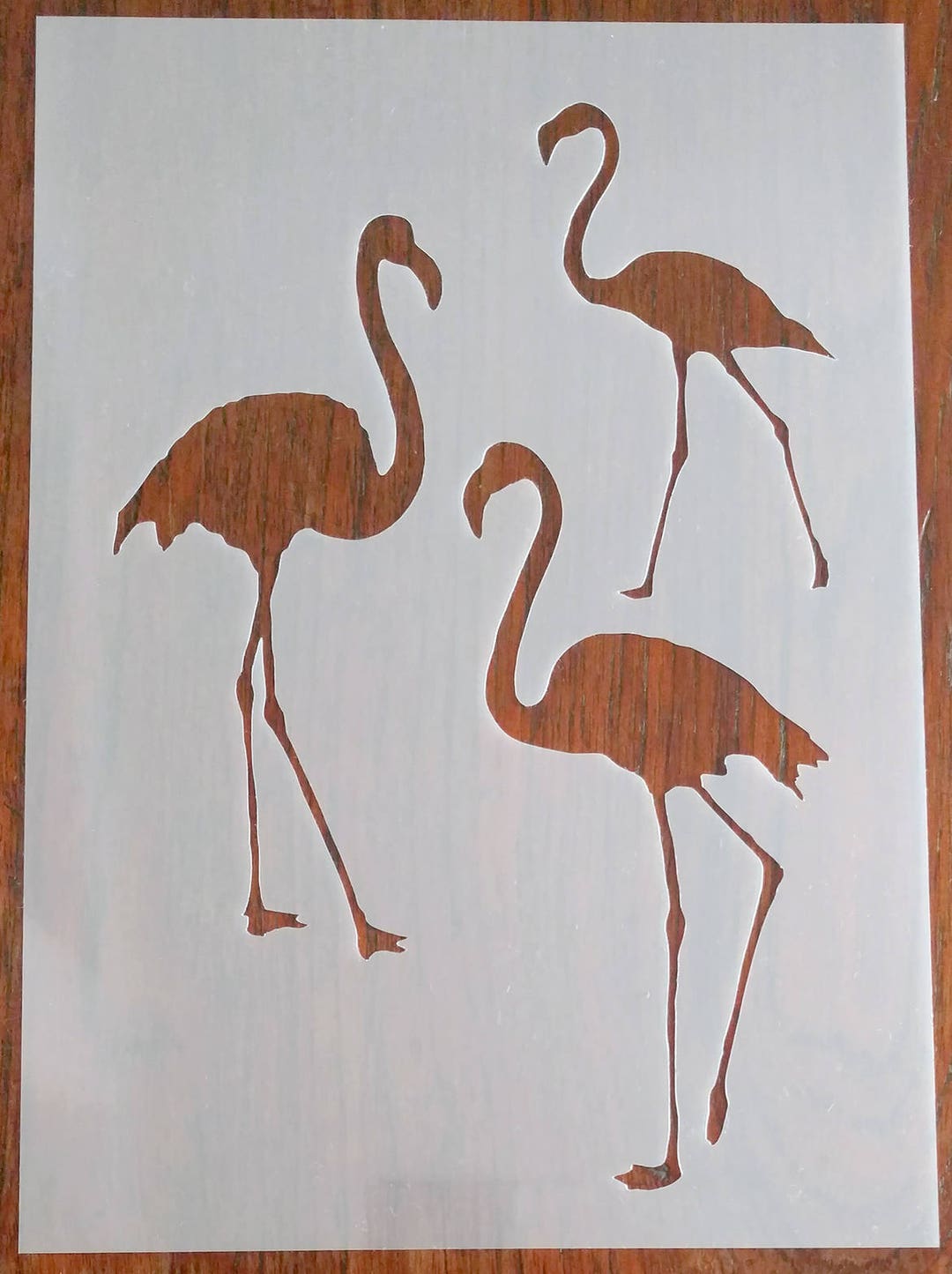 Flamingos Stencil Mask Reusable PP Sheet for Arts & Crafts - Etsy