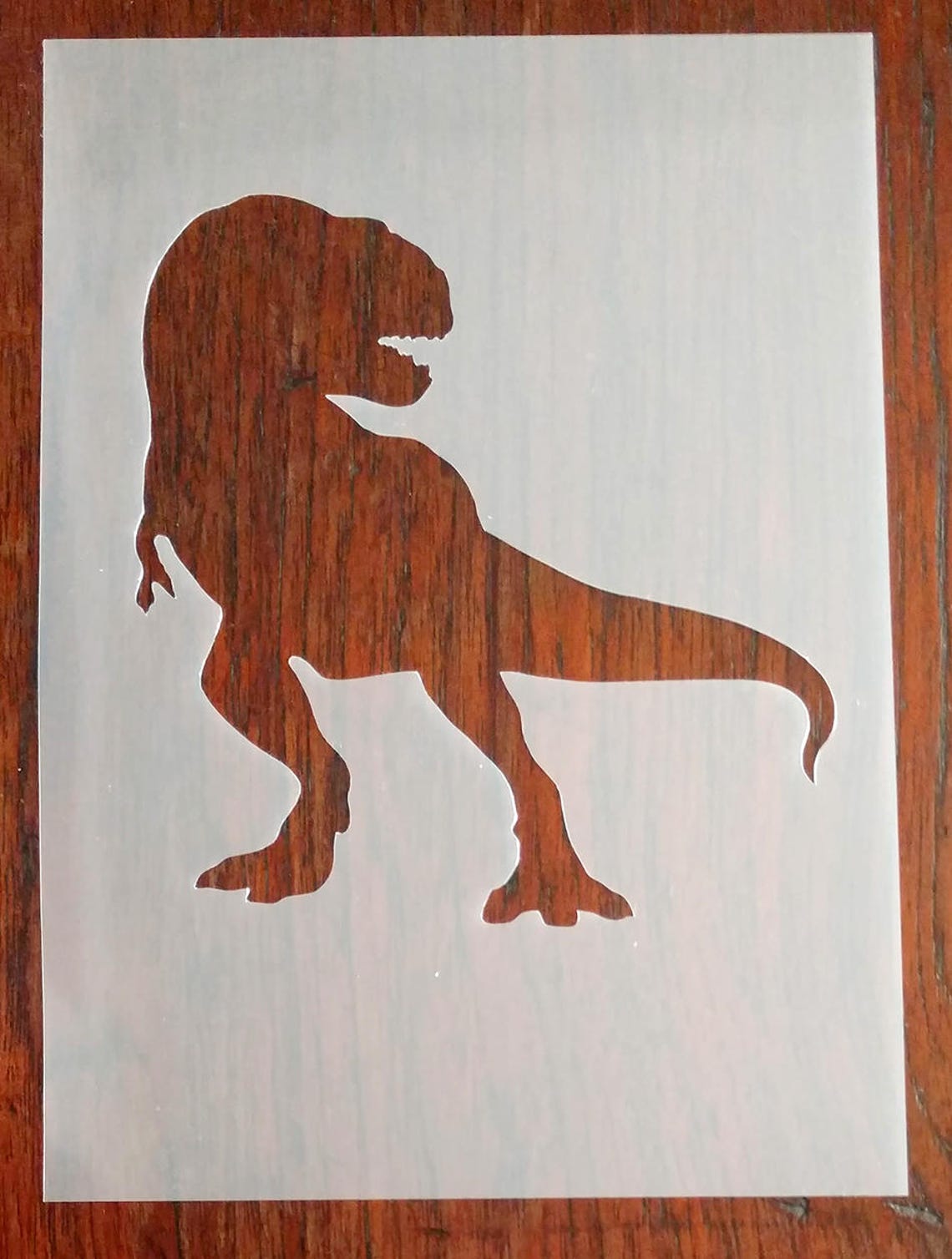 T-rex Dinosaur A5 Stencil Mask Reusable PP Sheet for Arts & - Etsy