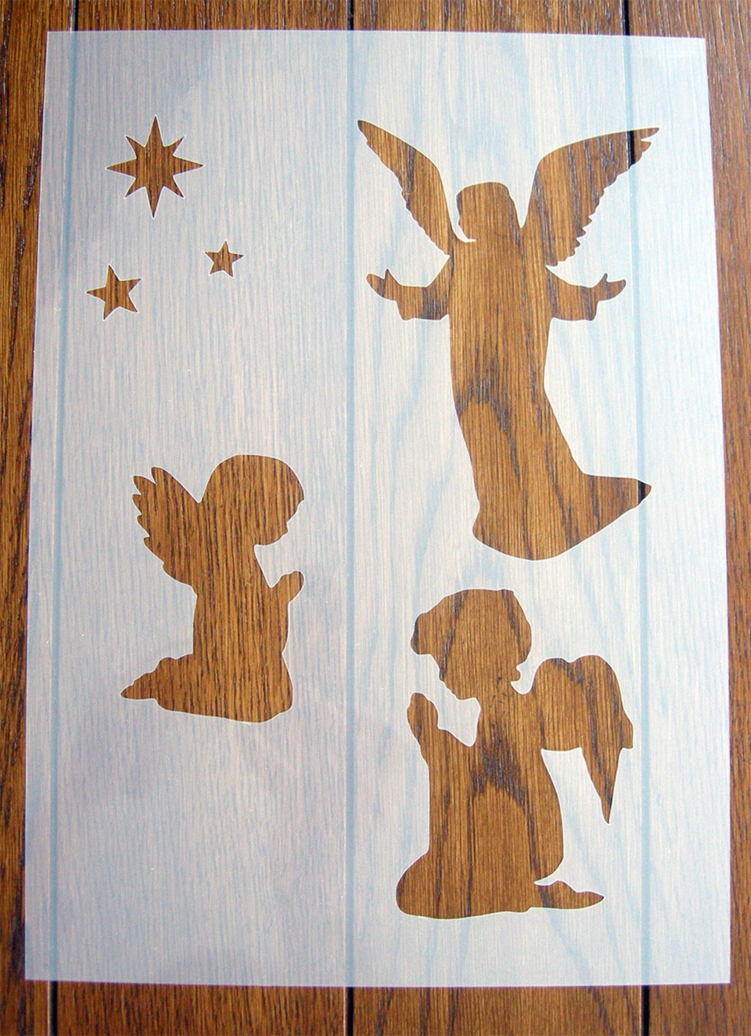 Christmas Angels Stencil Mask Reusable PP Sheet for Arts & Crafts - Etsy