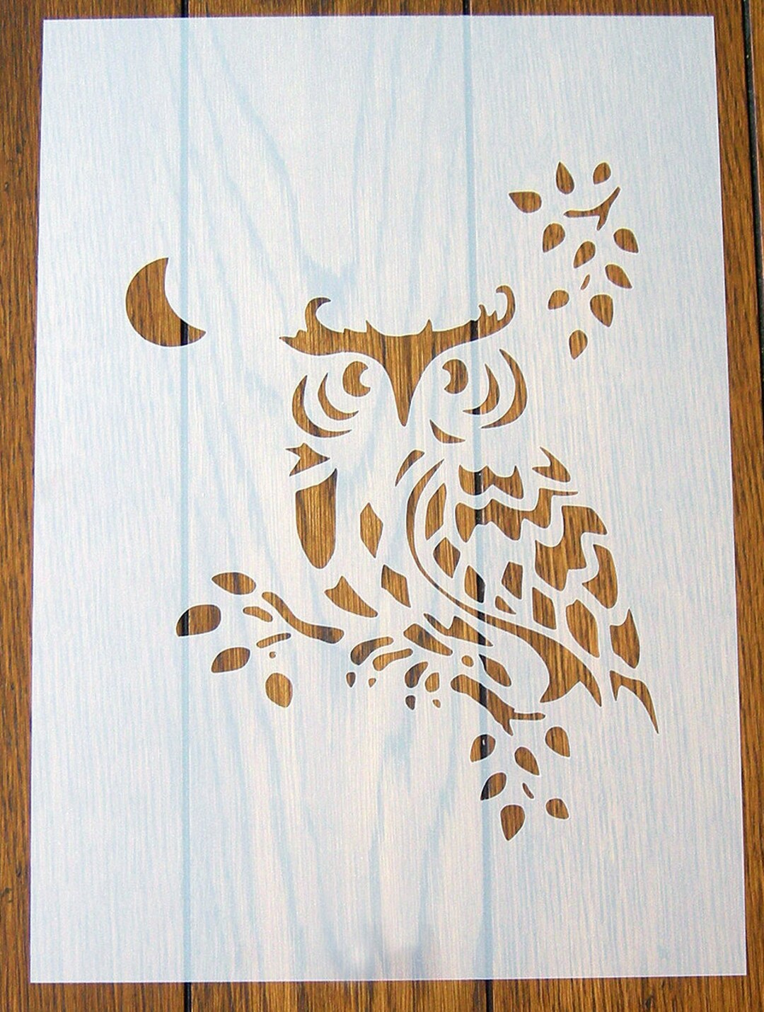 Wise Owl Stencil Mask Reusable PP Sheet for Arts & Crafts - Etsy