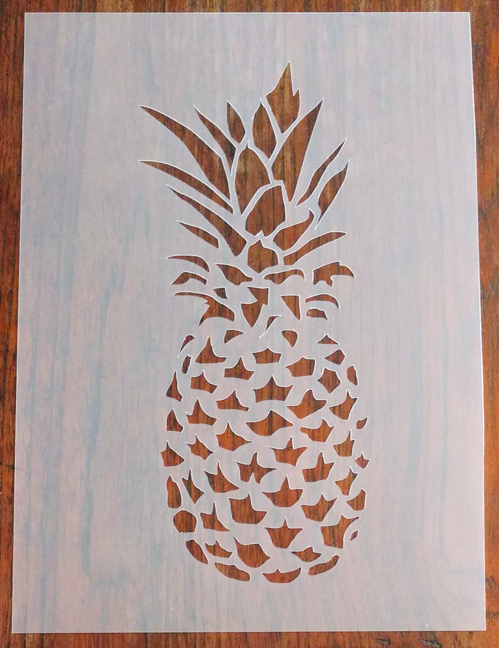 Pineapple Stencil Mask Reusable PP Sheet for Arts & Crafts, DIY - Etsy UK