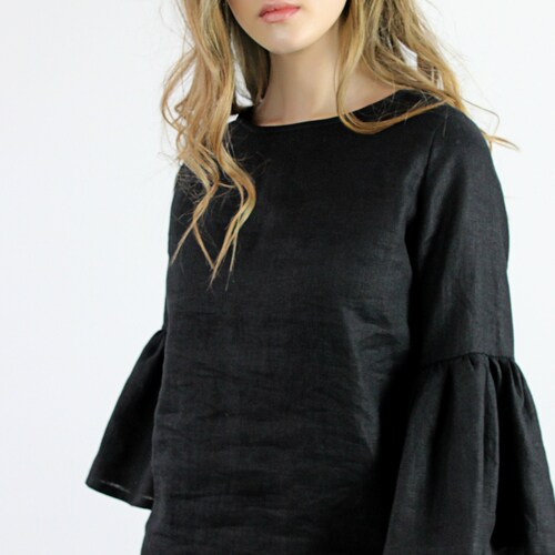 Purple Linen Top. Flax Crop Top. Linen Tank. 100% Pure Linen | Etsy