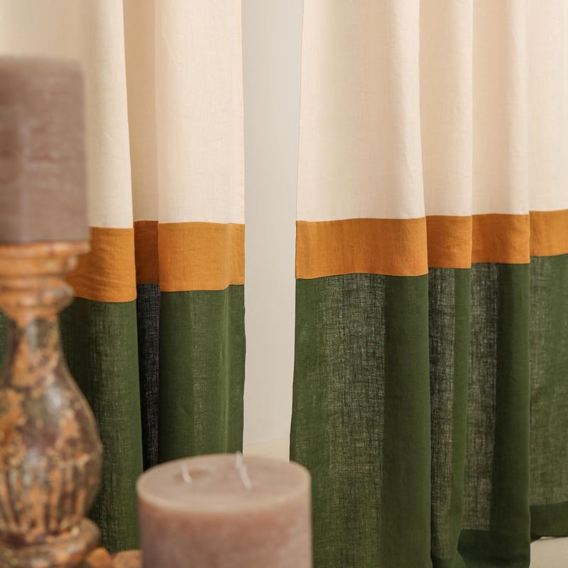 Block Print Curtains - Etsy