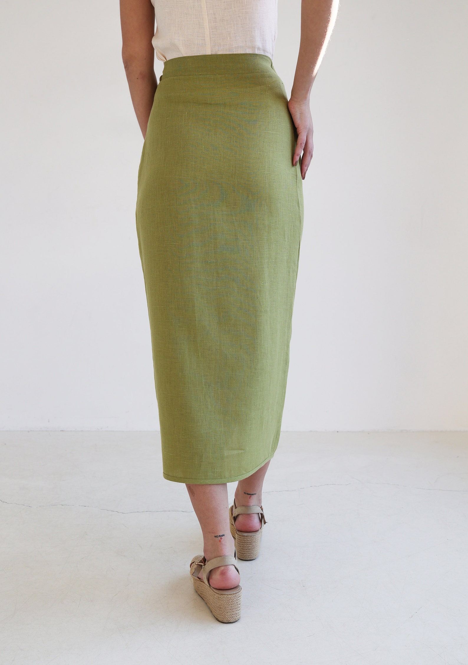 Linen Skirt FIONA, Long Linen Wrap Skirt, Maxi Linen Skirt, Maxi Wrap ...