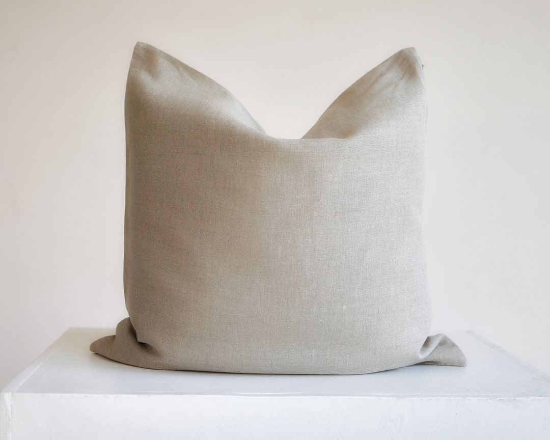 Softened Linen Pillow Cover, Linen Pillow Cases Available in 27 Colors ...