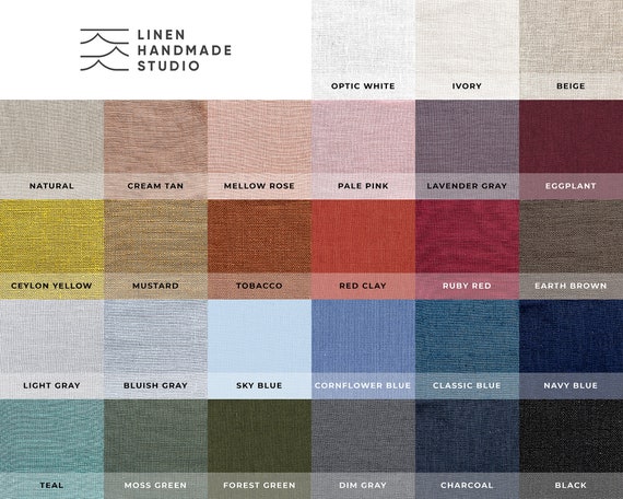 Linen Fabric Swatches