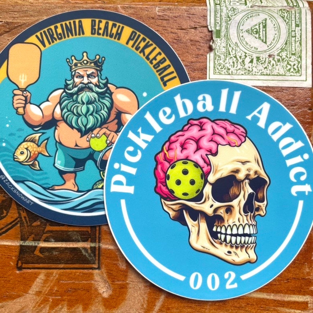 Pickleball Sticker Pack - Etsy