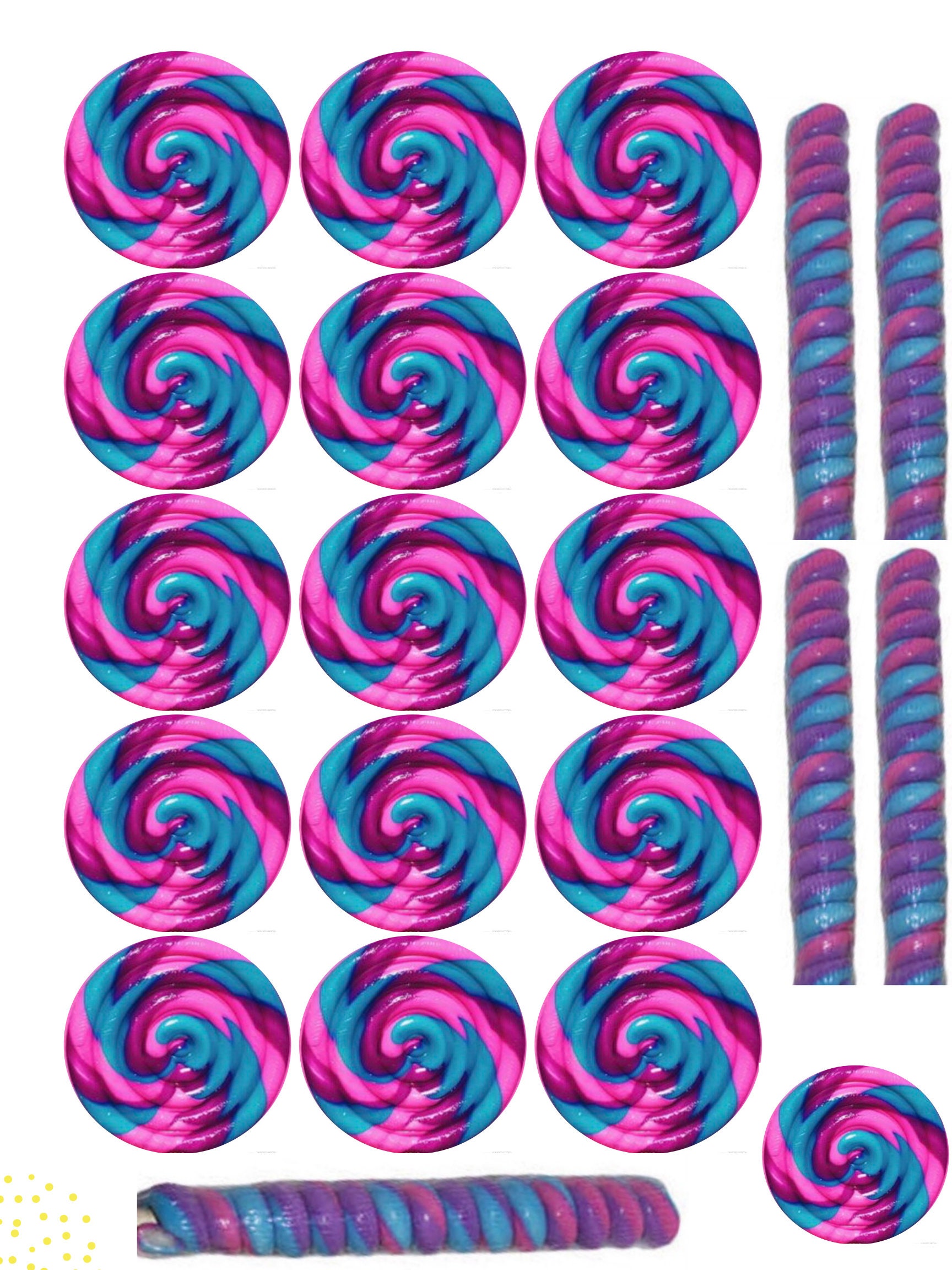 Printable Swirl Candy - Etsy