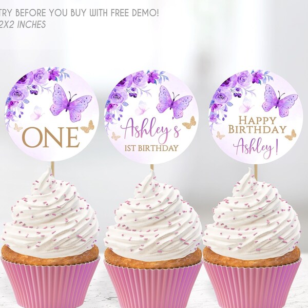 Butterfly Cake Topper - Etsy