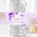 Editable Butterfly Bottle Label Baby Shower Roses Purple - Etsy