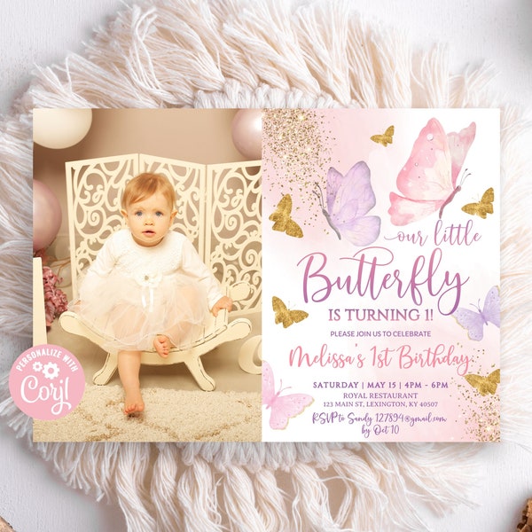 Butterfly Invitation - Etsy