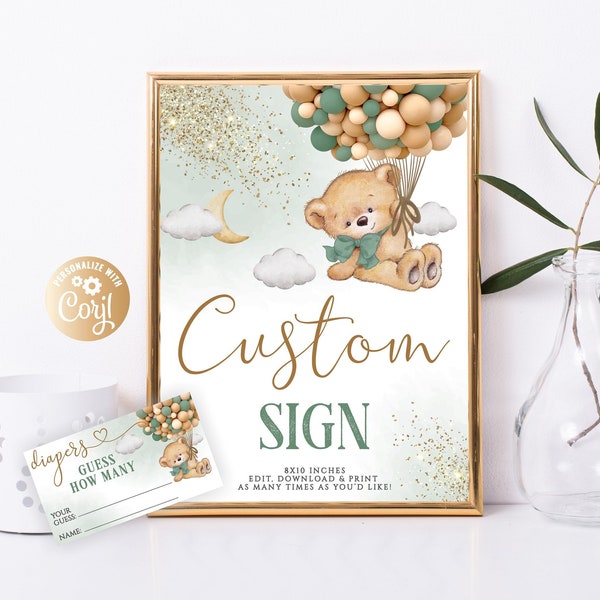 Teddy Diaper Cake - Etsy