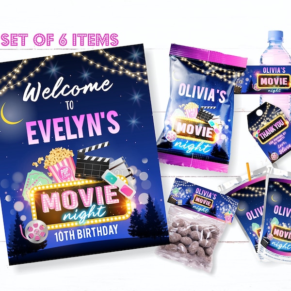Movie Party - Etsy