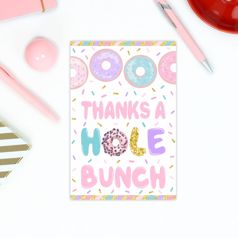 Donut Thank You - Etsy