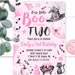 Editable Our Little Boo Birthday Party Invitation, Halloween 2nd ...