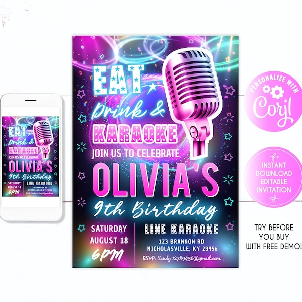 Music Invitations - Etsy