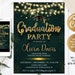 UNC Graduation Invitation, Editable Canva Template (digital Download ...