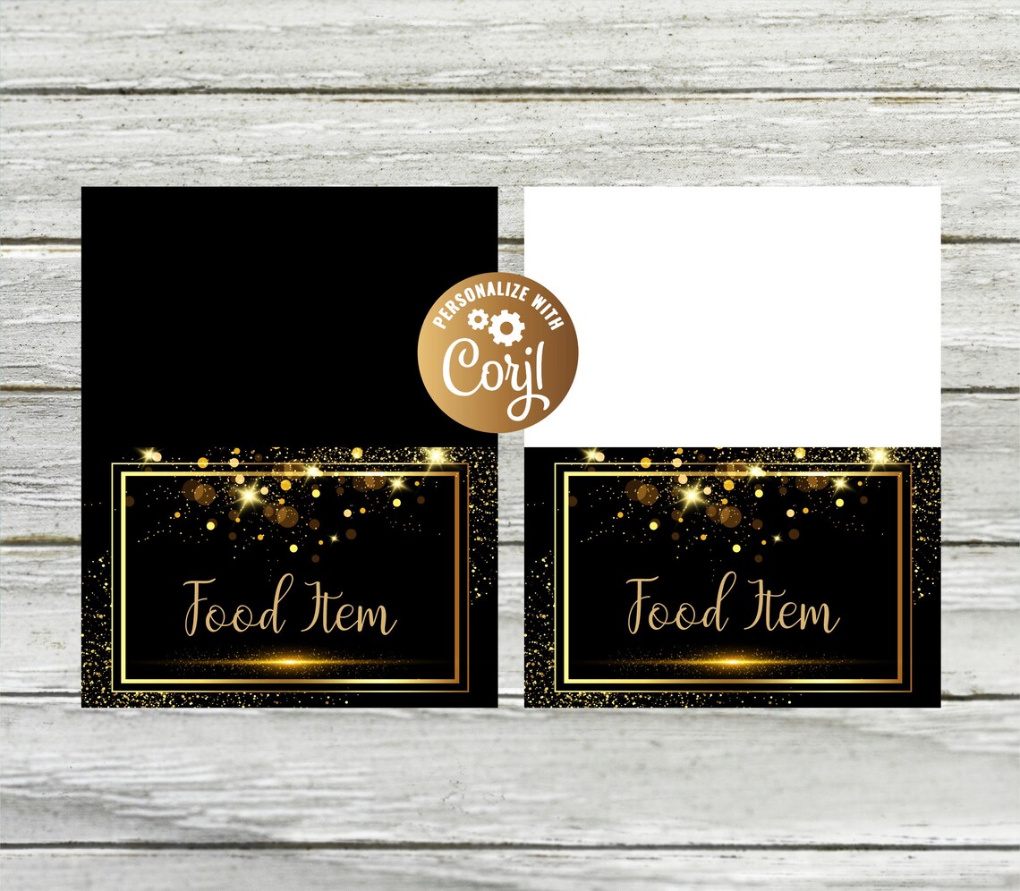 Menu Cards, Buffet Labels, Retirement Party Decorations, Retirement ...