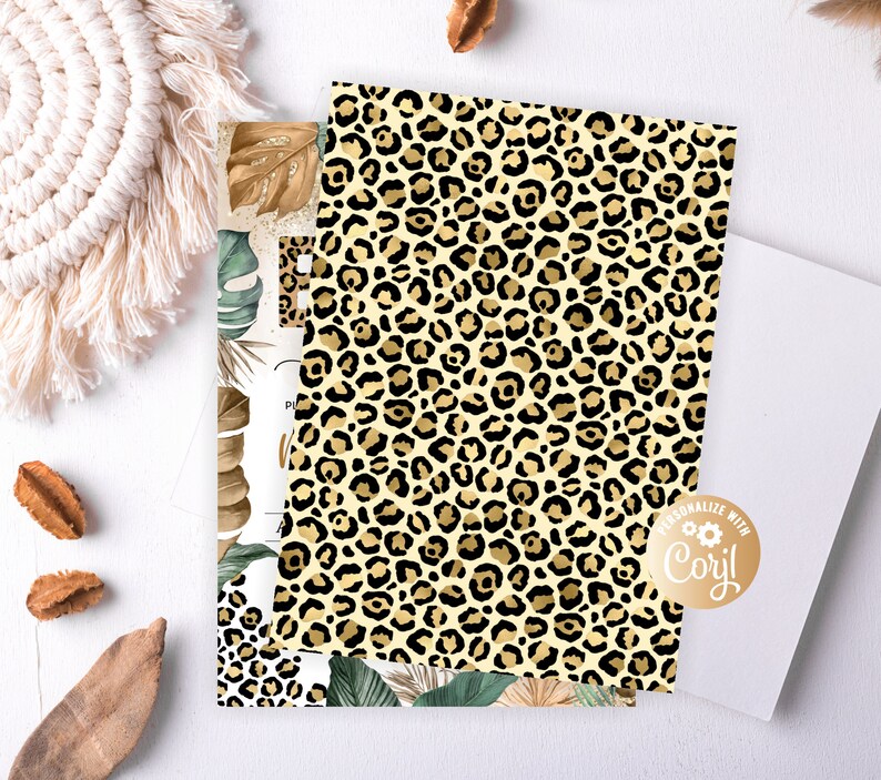Editable Boy Leopard Baby Shower Invite Set Safari Jungle Boy - Etsy
