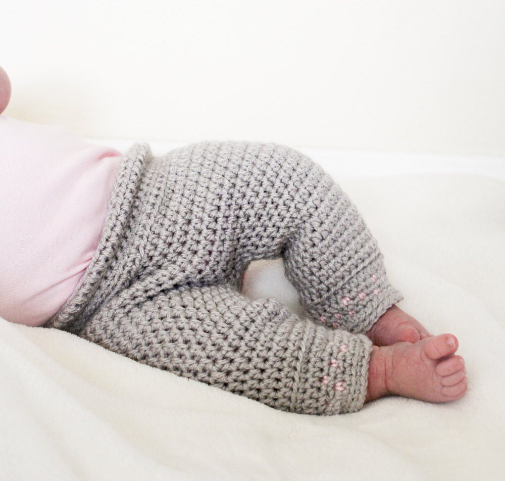 Crochet Baby Pants - Crochet Pattern Baby - Baby Pants Crochet Pattern ...