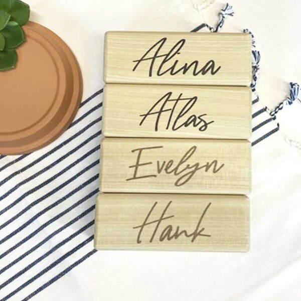 Name Block - Etsy
