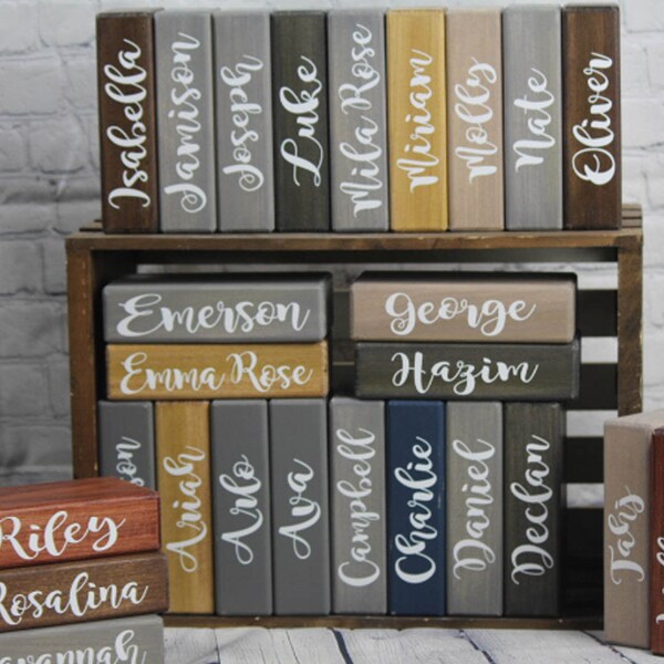 Baby Name Blocks - Etsy