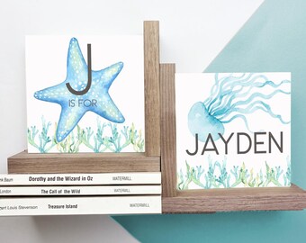 Ocean Themed Bookends - Etsy