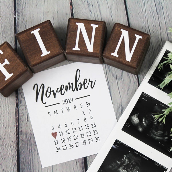 Wood Letter Blocks - Etsy