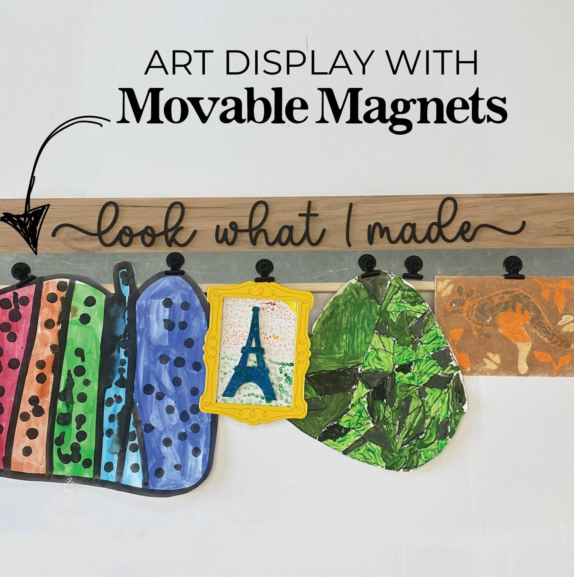 Look What I Made Kids Artwork Display, Personalized Child Art Display ...