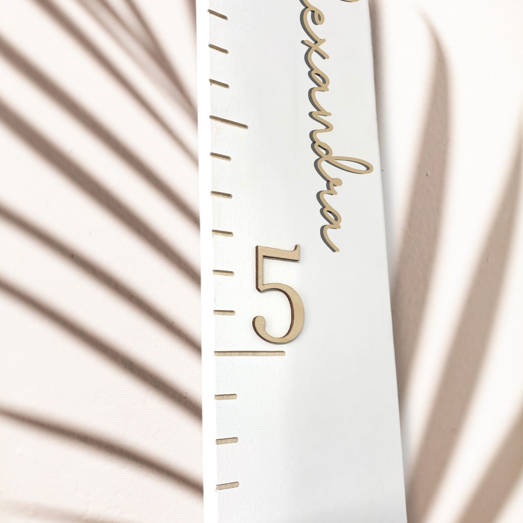 Growth Chart Ruler 3D Wooden Measuring Stick for Kids Giant - Etsy