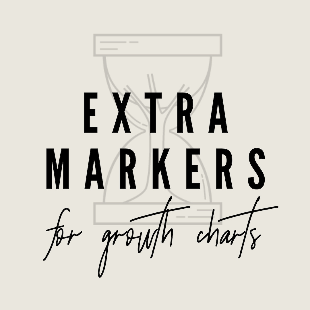 Extra Growth Chart Markers - Etsy