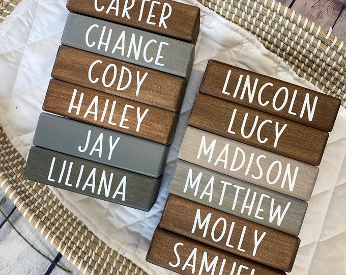 Name Block for Aspen Milestone Sets - Etsy