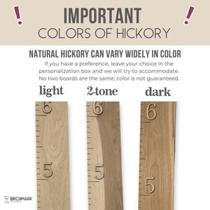 Natural Growth Chart Ruler 3D Wooden Measuring Stick for - Etsy