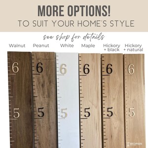 Natural Growth Chart Ruler 3D Wooden Measuring Stick for - Etsy