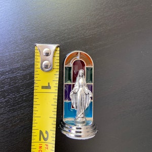Miniature Virgin Mary Statue, Catholic Small Statue, Mini Mary Statue ...