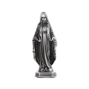 Miniature Virgin Mary Statue, Catholic Small Statue, Mini Virgin Mary ...