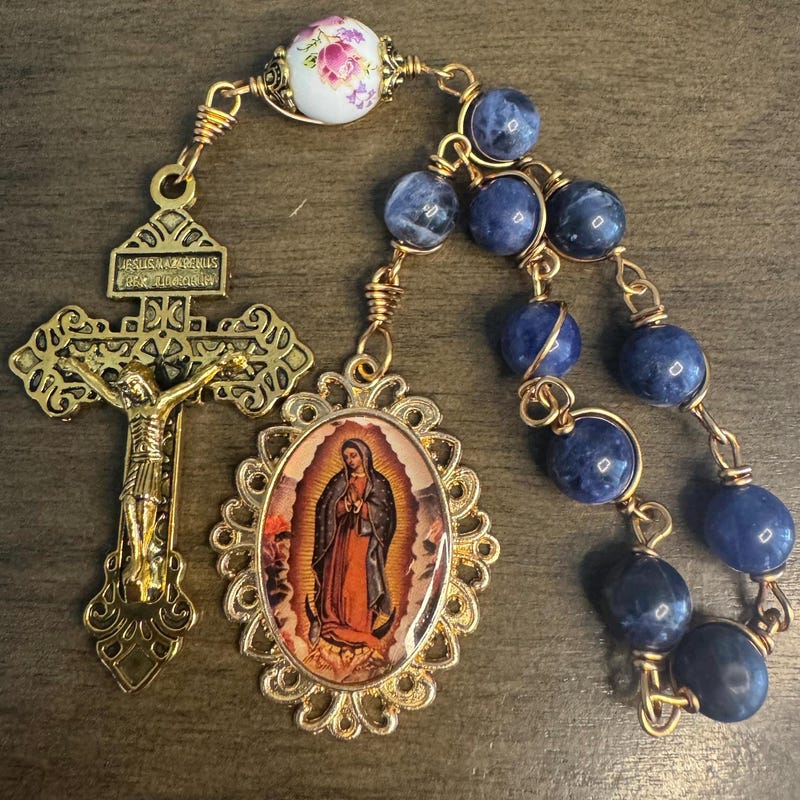 Stone Rosary - Etsy