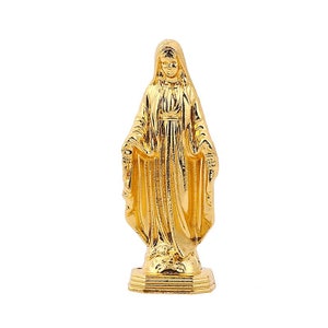 Miniature Virgin Mary Statue, Catholic Small Statue, Mini Virgin Mary ...