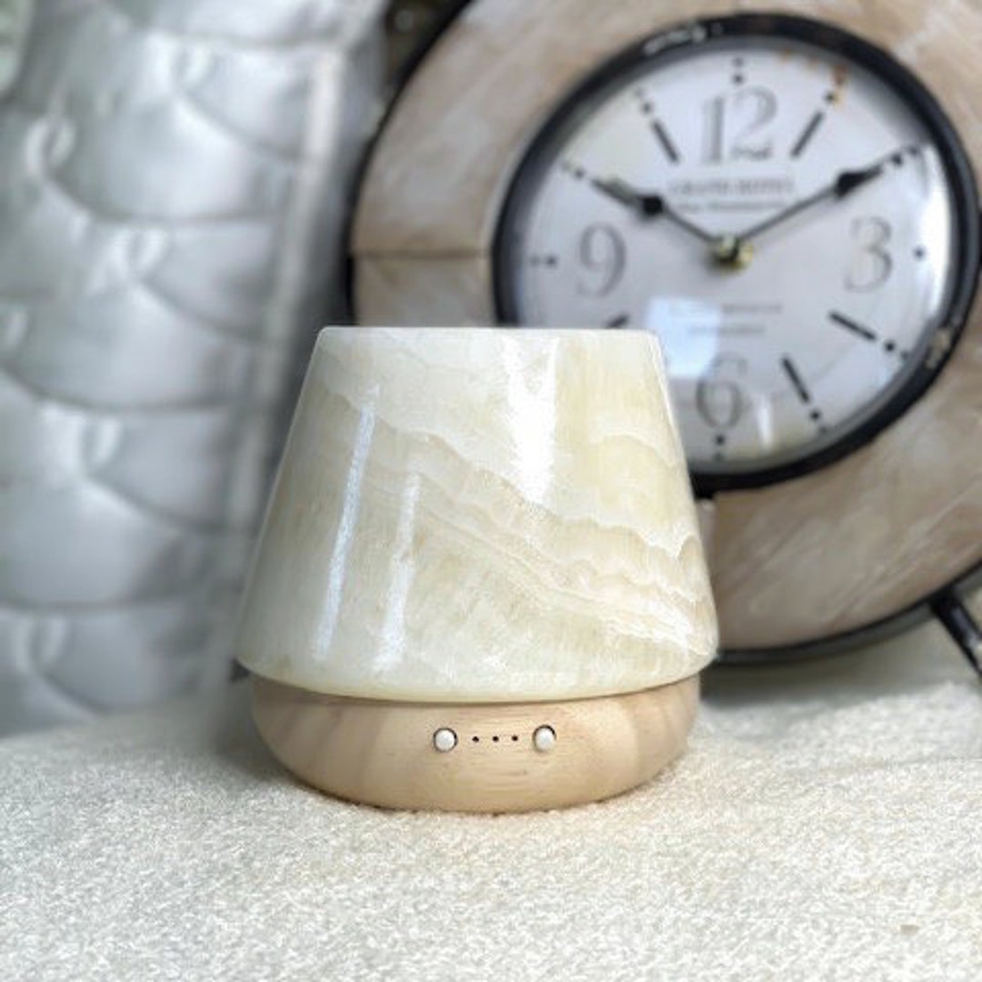 Ruby Stone Diffuser by Shades of Nature Real Stone Cover and Beech Wood ...