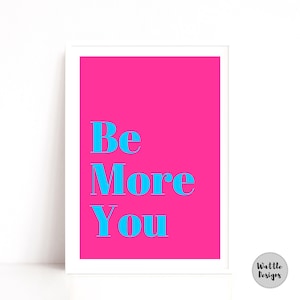 Kids Room Colourful Poster Print | Personalised Children's Print Bright ...
