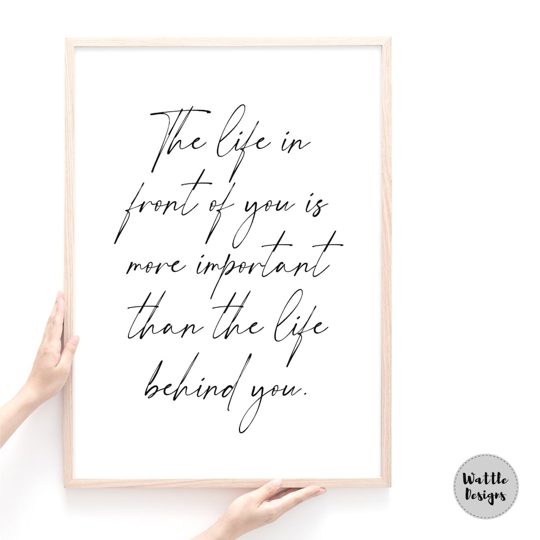 Inspirational Quote Print, Life Quote Poster, Positive Thinking Quote ...