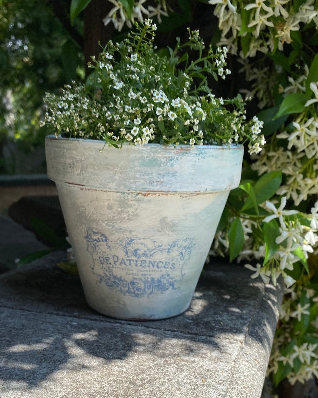 Vintage Style French Garden Flowerpots, Vintage French Decor, French ...