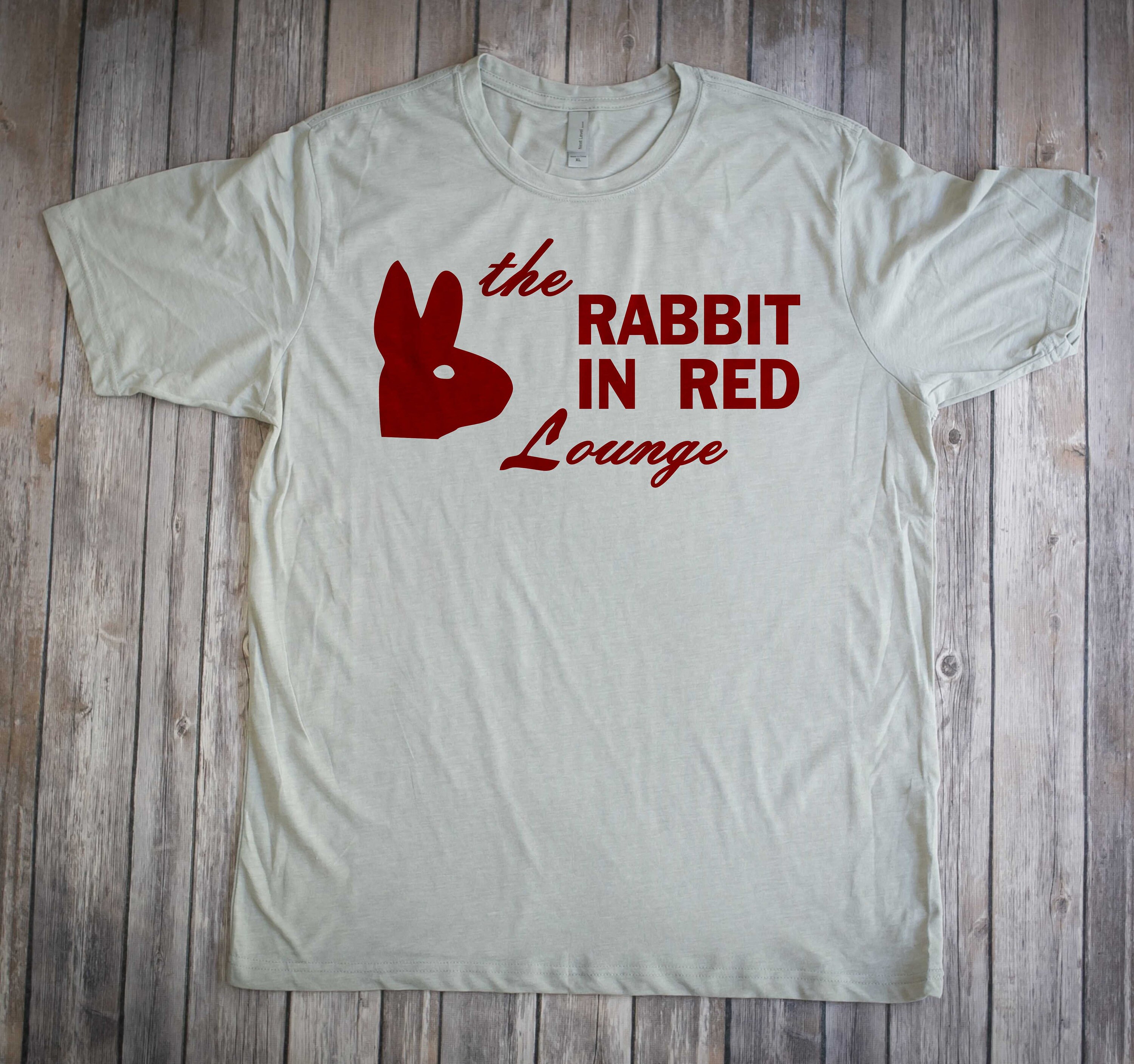 The Rabbit in Red Lounge Shirt - Etsy