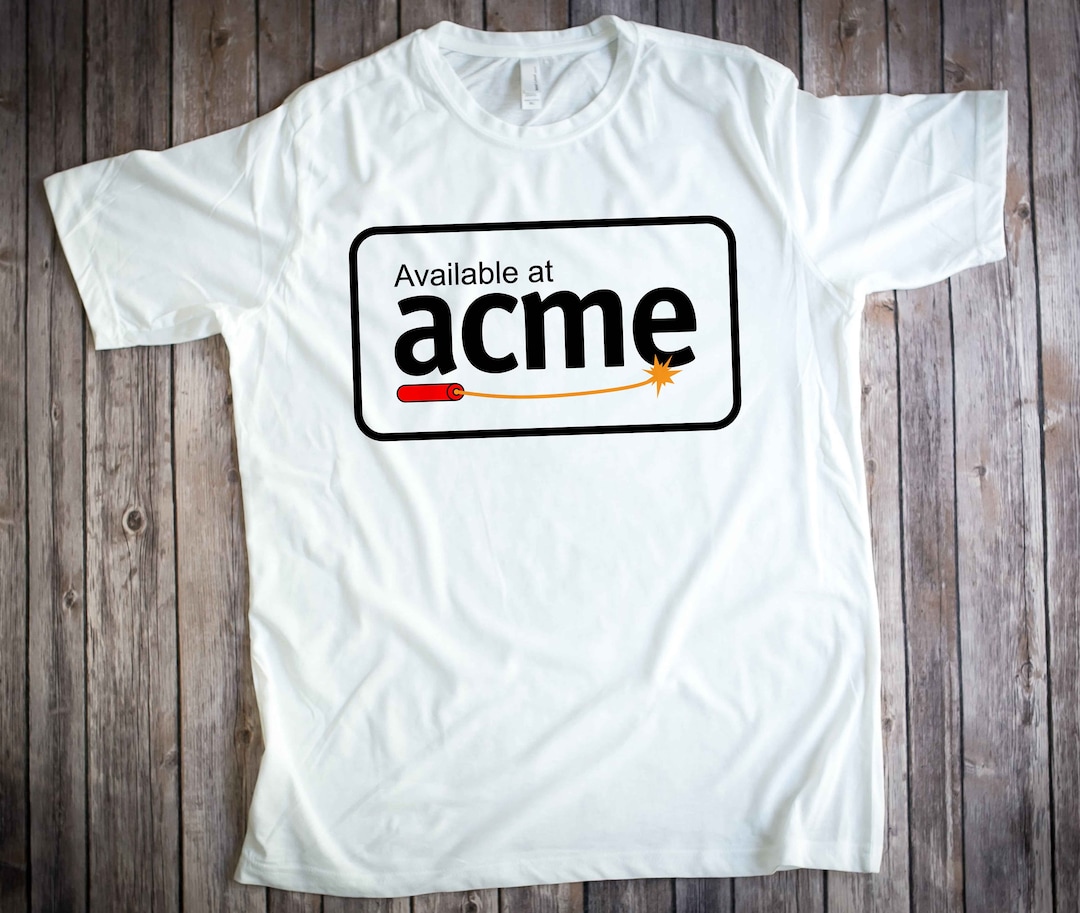 ACME T-shirt - Available on ACME - Road Runner - Wile E Coyote - Amazon ...