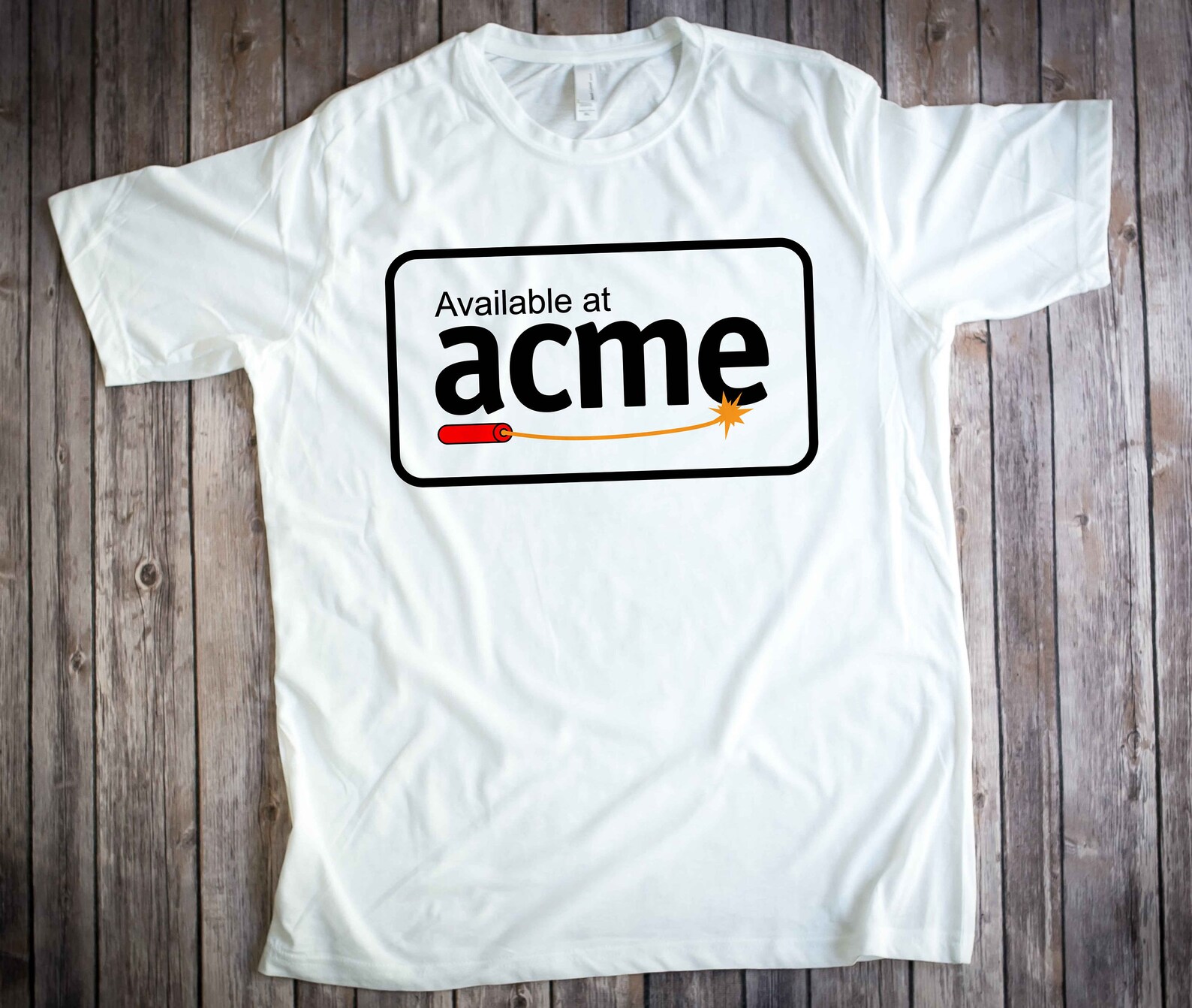 ACME T-shirt Available on ACME Road Runner Wile E Coyote - Etsy