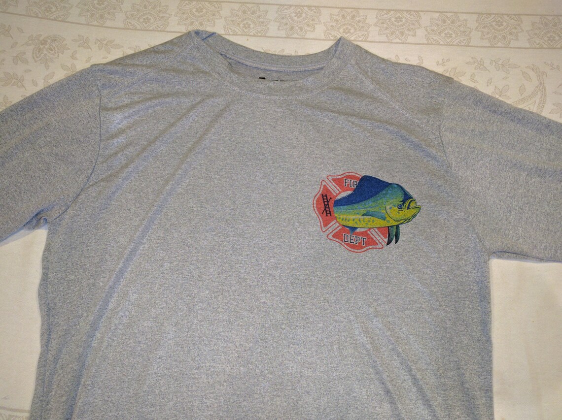 Fishing Firefighter Shirt UPF-30 Long Sleeve - Etsy